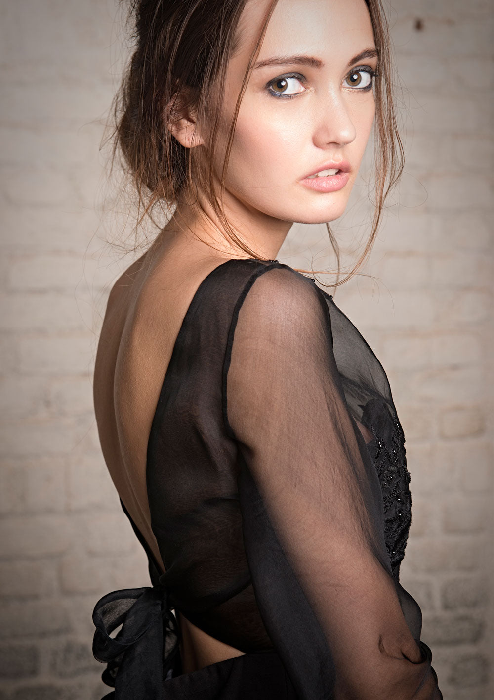 Charcoal Dust Organza Tunic Set – The Little Black Bow